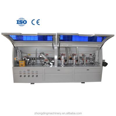 China Wood pvc plywood High efficiency cabinet automatic edge banding machine edgebander machine fine trimming rough trimming for sale