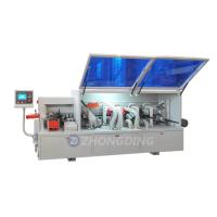 China China  Automatic Edge Banding Machine  Linear Edge Bander PVC MDF Wood Full  Furniture Edge Banding Machine for sale
