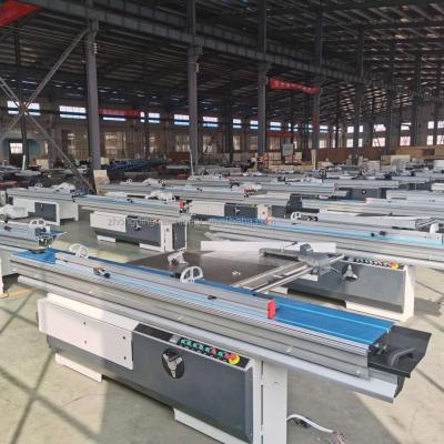 China Sustainable Woodworking Sliding Table Saw Machine 80mm Max Cutting Height for sale