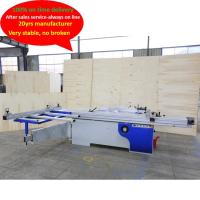 China Horizontal Woodworking Sliding Table Saw Sliding Panel Saw Long Service Life for sale