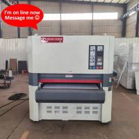 China Heavy Duty Wood Wide Belt Sanding Machine Customized Voltage for sale