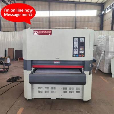 China Heavy Duty Wood Wide Belt Sanding Machine Customized Voltage for sale