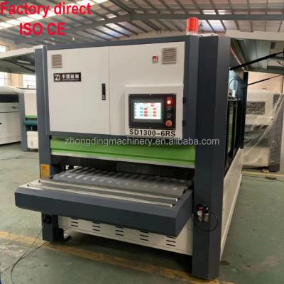 China Heavy Duty Brush Sanding Machine ZD1300-6RS Drum Sander Polisher Machine for sale