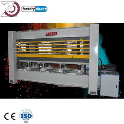 China 200T 6 layers Panel processing Hydraulic press Platen press Thermal oil heating system Timer control  hot press machine for sale