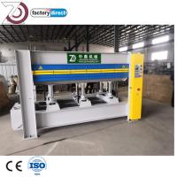 China One layer 120 tons multi-cylinder oil pressure high efficiency door MDF PVC melamine pressing woodworking heat press machine for sale