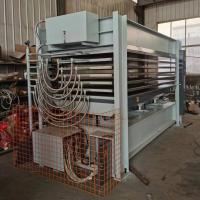 China Vietnam customer customized 6 layers 120ton hot press machine steel doors for sale