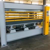 China hot press machine for melamine mdf for sale