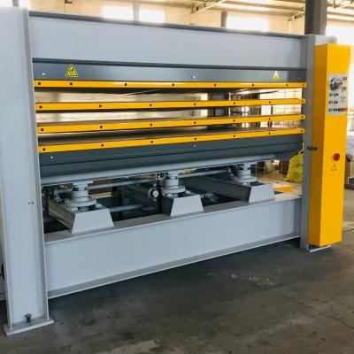 China hot press machine for melamine mdf for sale
