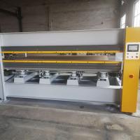 China wooden door hot press with touch screen for sale