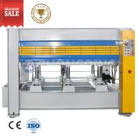 China 120t woodworking Hydraulic Automatic Plywood Veneer Door Making Hot Press Machine Hydraulic Laminating Melamine Wood Hot Press for sale