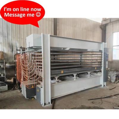 China Flush Door MDF Hydraulic Hot Press Machine Plywood Hot Press Machine For Doors for sale