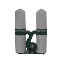 China China Low Price Electric Double Industrial Cloth Bag Wood Dust Collector for sale