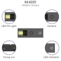 China SE4231 CMOS Barcode Scanner Module 21.7mm Compact 1D 2D QR Code Reader with 640x480 Sensor for sale