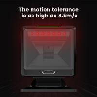 China Fixed 2D Desktop Omnidirectional Barcode Scanner with 4.5m/s Speed, 640×480 CMOS Sensor, and 360° Rotation for sale