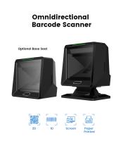 China Automatic Image Sensing 2D Barcode Scanner with 4.5m/s Speed and 360° Omnidirectional QR Code Reader for sale