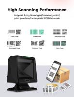 China Automatic Image Sensing 2D Barcode Scanner with 4.5m/s Speed and 360° Omnidirectional QR Code Reader for sale