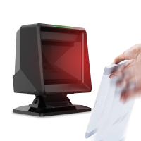 China Automatic Omnidirectional Desktop USB Barcode Scanner with 4.5m/s Speed and 360° Rotation for Retail POS Systems for sale