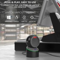 China SD5638 2D Barcode Scanner with PDF417 QR Code Reader 640x480 CMOS Sensor USB Interface for Supermarket License Scanning for sale