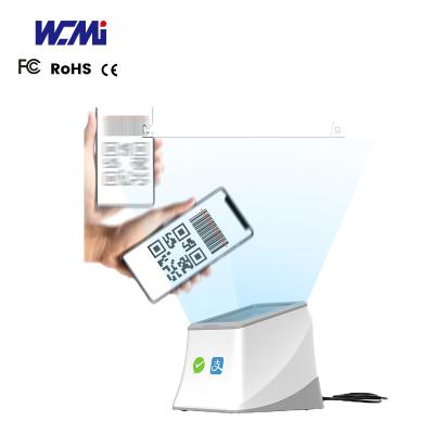 China WCMI Alipay QR Code Scanner 2D Desktop Barcode Reader with 30cm Range and 300 Scans/Second for Android Payment Systems for sale
