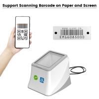 China SD5930 Desktop 1D 2D Barcode Scanner with RFID NFC Reader - 0-6cm Range, 100ms Scan Speed for sale
