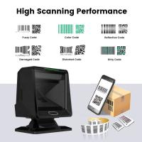 China 2D Desktop Barcode Scanner with 4.5m/s Motion Tolerance and 640×480 CMOS Sensor for Retail Automation for sale