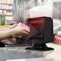 China WCMI SD5437 Desktop QR Code Barcode Scanner with 4.5m/s Speed, USB HID Interface for Retail POS Systems for sale