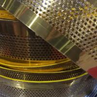 China Golden Aluminum Tape Coil With Folded Edge Word Sign Brushed Aluminum Coil Strip for sale