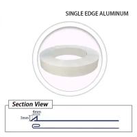 China Signage Applications Channel Letter Trim Cap Wedding Flat Aluminum Trim Cap for sale