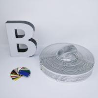 China LED Lights Compatibility Aluminum Channel Letter Trim in Regular Color Weather-resistant and Durable for sale