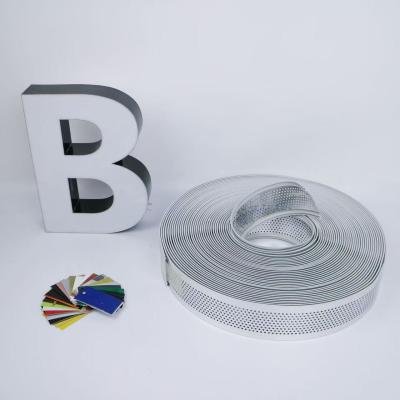 China LED Lights Compatibility Aluminum Channel Letter Trim in Regular Color Weather-resistant and Durable for sale