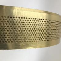 China Golden Aluminum Tape Coil With Folded Edge Word Sign Brushed Aluminum Coil Strip for sale