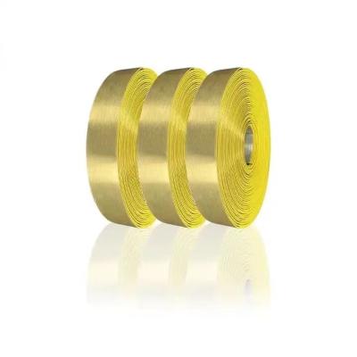 China Brushed Gold Aluminium Trim Cap With Aluminum Hardness Aluminum Alloy Coil for sale