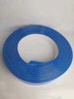 China Hand Bending Aluminum Trim Cap Strip J Type Trim Cap Coil 50M Length Various Widths Blue Colors for sale