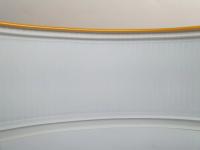 China Channel Letter Aluminum Trim Cap With 70MM Width In Yellow Aluminum Channel Letter for sale