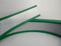 China Green Color With Holes Aluminum Trim Cap Hand Bent 50M Roll with Aluminum Alloy Coil for sale