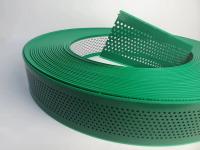 China Green Color With Holes Aluminum Trim Cap Hand Bent 50M Roll with Aluminum Alloy Coil for sale