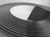 China Black Color Aluminum Alloy Coil Trim Cap Strip For Professional Sign Making for sale