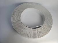 China Aluminum Strip In White Hand Bending Aluminum Trim Cap For Channel Letter for sale
