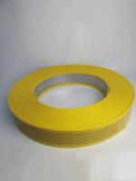 China Yellow Aluminium Channel Coil Flexible Bending Profile With Hole For Elegant Edging Applications for sale