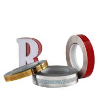 China 0.6mm Thickness Trimless Channel Letter Coil Aluminium Trim Cap Letters for sale