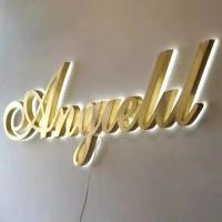 China 12V Input Voltage Backlit Letters Signage Illuminated Letter Sign Advertising for sale