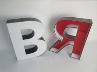 China Waterproof Golden Backlit LED Signboards for Office and Wedding for sale