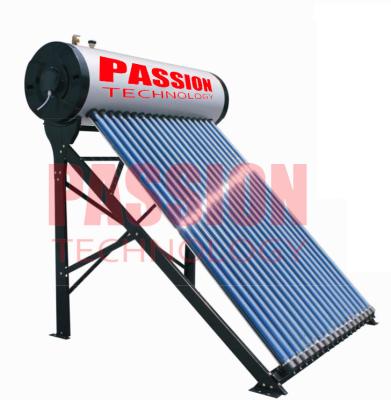 China 250L Compact Pressurized Evacuated Tube Integrated Solar Water Heater for Home for sale