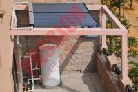 China 500L Split Pressure Solar Water Heater Evacuated Tube Heat Pipe Solar Collector for sale