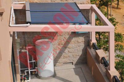 China 500L Split Pressure Solar Water Heater Evacuated Tube Heat Pipe Solar Collector for sale