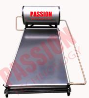 China 150L Integrated Non Pressurized Blue Titanium Flat Plate Solar Water Heater for sale