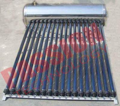 China Automatic Solar Water Heating System , Black Pipe Solar Water Heater Multi Purpose for sale
