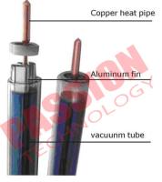China Closed Loop Solar Water Heater Heat Pipe , Thermal Hot Water Heater 200 Liter for sale