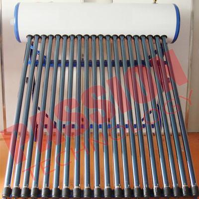 China Customized Color Heat Pipe Solar Water Heater Rooftop High Efficiency for sale