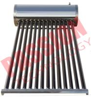 China 150L Stainless Steel Compact Non Pressurized Vacuum Tube Solar Water Heater For Shower Kitchen for sale